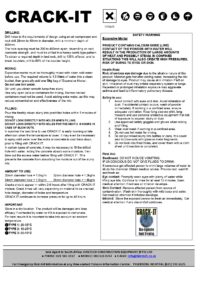 Crack-It Expansive Mortar – Non-Explosive Demolition Agent – Rock ...